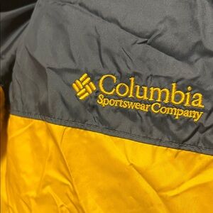 Columbia | Jackets & Coats | Columbia Mens Twotone Raincoat In Yellow ...